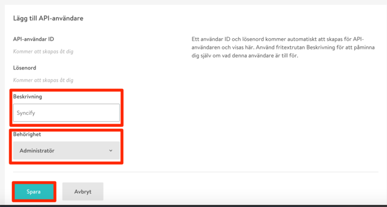 Integration Billogram via Syncify integrationsmotor - Syncify
